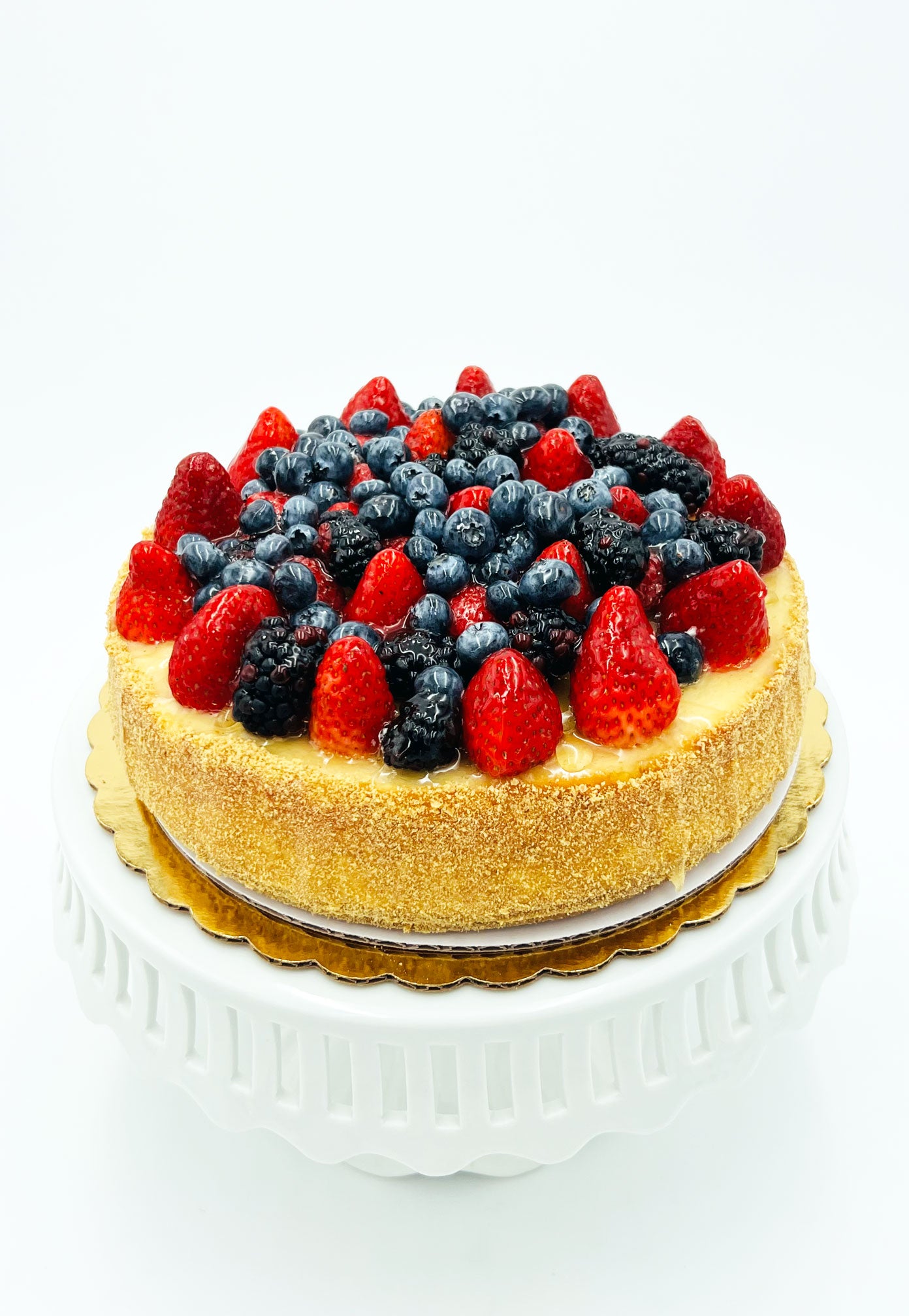 Fresh Fruit New York Cheesecake – Layers Sensational Cakes